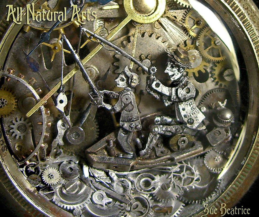 Antique Watch Parts Sculpture: Custom Commissions – All Natural Arts